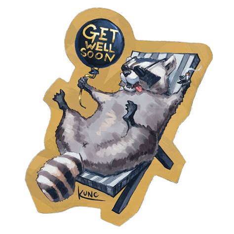 Dead Racoon Sticker