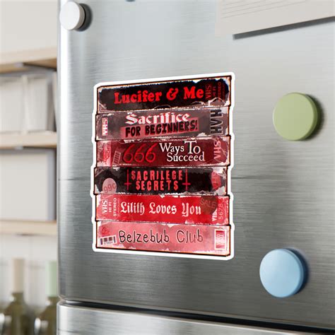 Satanic Vhs Kiss Cut Vinyl Decal Ludwig Van Bacon