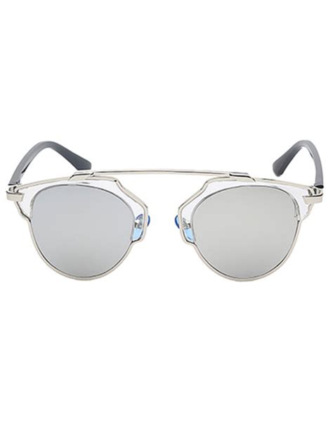 Realist Clear Silver Lens Sunglasses Hello Supply Modern Jewelry