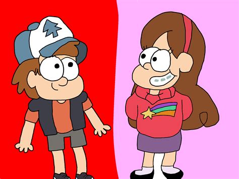 Dipper And Mabel By Aidentoons On Newgrounds