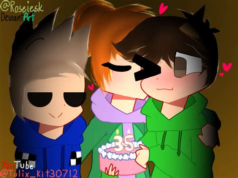 Happy Birthday Edd Late By Roseiesk On Deviantart