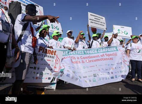 Civil Society Group The COP Coalition Hold A March During The COP Climate Summit On The