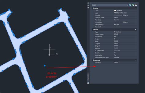 hatch generated from curves exported from rhino doesn t report area