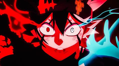 壁纸 Black Clover asta devil horns 魔鬼 红 black clover sword of the
