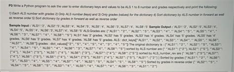 Solved P3 Write A Python Program To Ask The User To Enter