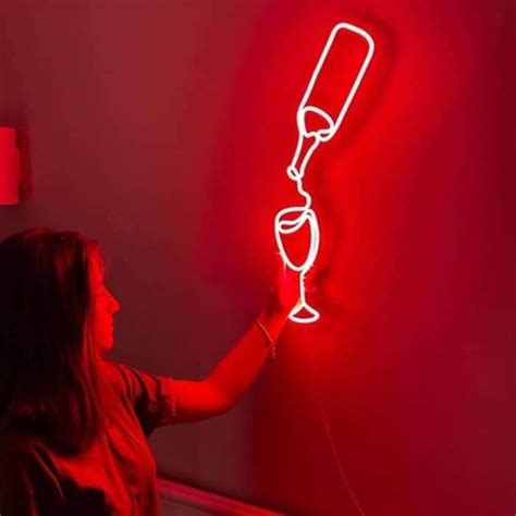 Wine Glass Neon Sign Neon Mantra