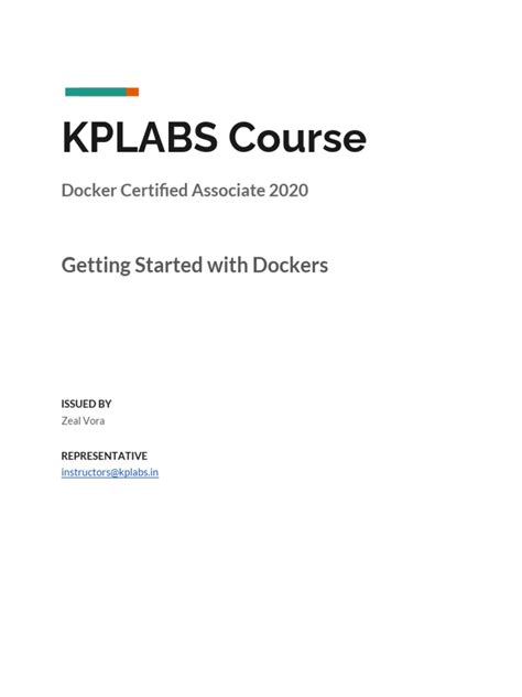 dca section 1 getting started with docker pdf operating system
