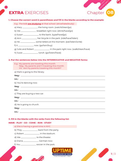 New Extra Exercises Chapter 08 Pdf Languages Foreign Language