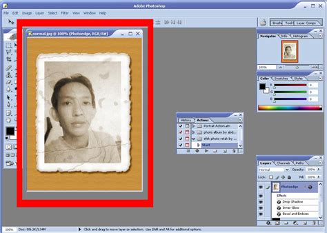 cara menggunakan action script photoshop