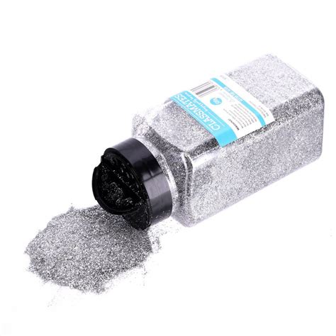 Glitter Tubs Silver 500g Learning Space Solutions