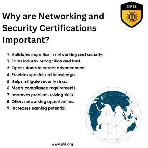 Benefits Of Networking And Security Certifications Iifis