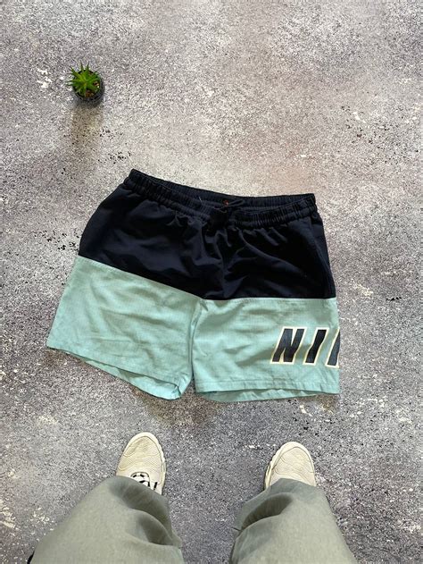 Nike Nike Vintage Shorts Big Logo Embroidered Swoosh Drill Style Grailed