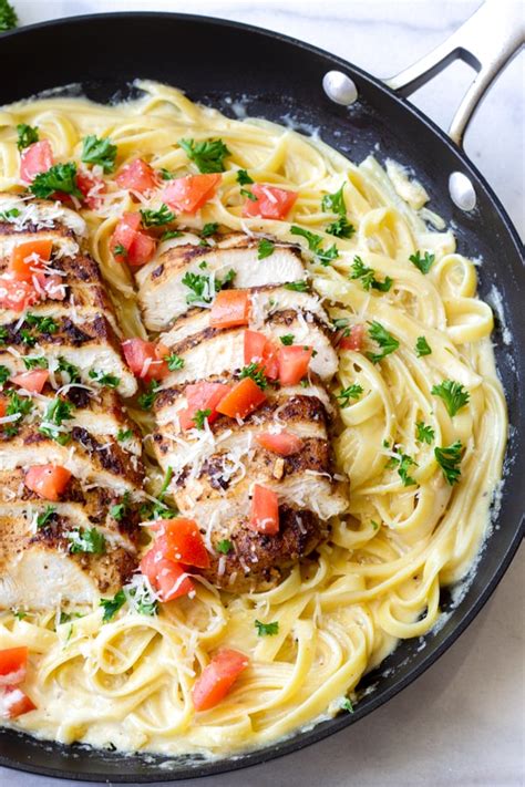 Easy Recipe Delicious Chicken Alfredo Prudent Penny Pincher