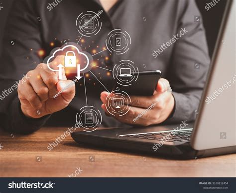 Data Encryption Security Cloud Computing System Stock Photo Shutterstock