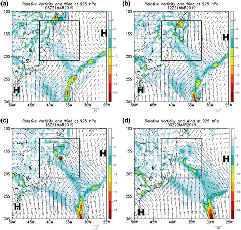 Cyclonic Relative Vorticity Shaded × 10⁻⁵ S⁻¹ And Wind At 925 Hpa