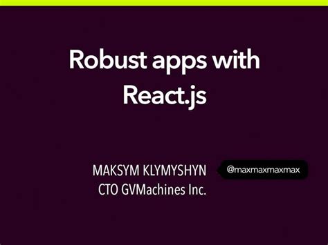 pdf robust web apps with react js dokumen tips