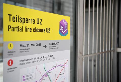 U2 Abschnitt bleibt ein Jahr länger gesperrt PULS 24