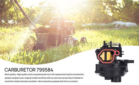 Amazon.com: 799584 Carburetor Compatible with BS Lawnmower Lawn Mower Vertical Engine 550EX ...