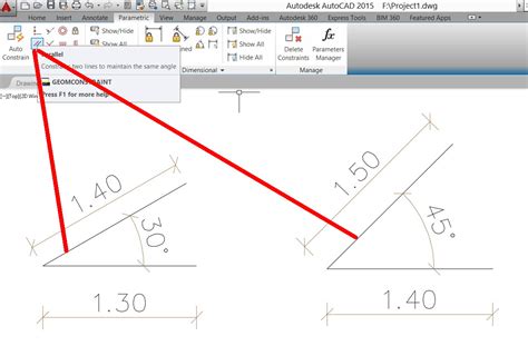 Solved Geometric Constrains Parallel Behaves Unexpectedly Autodesk Community