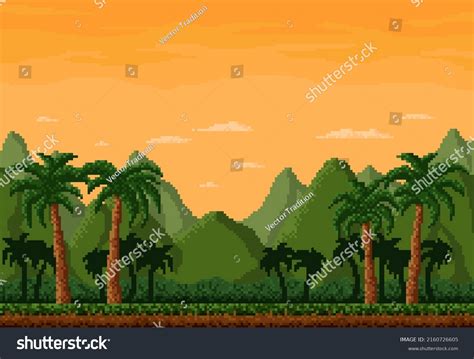 2d Game Background Jungle