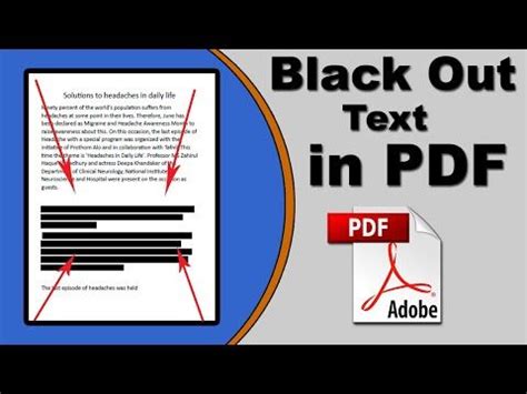 How To Black Out Text In PDF With Adobe Acrobat Pro 2020 Adobe Adobe