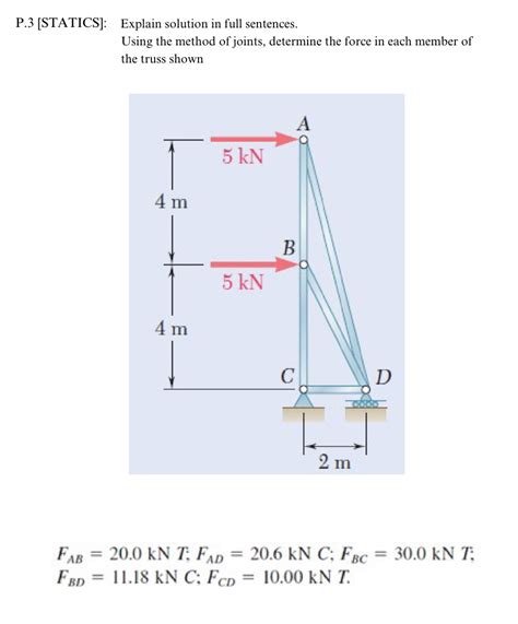 Solved Statics Explain Solution In Full Sentences Using Chegg