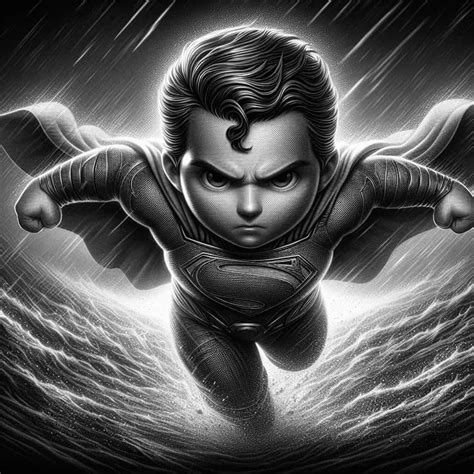 Image For Engraving Superman Chibi 2 Hell Factory Custom
