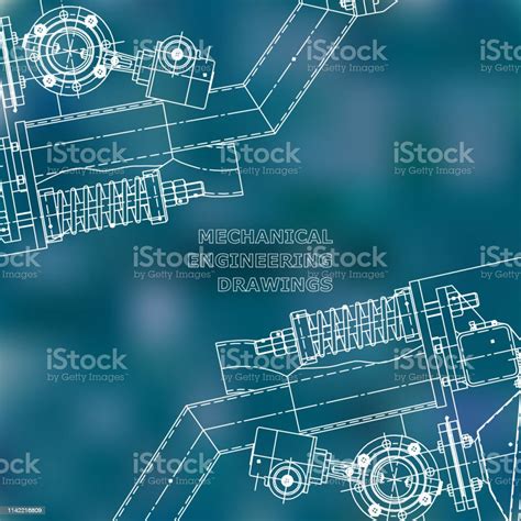 機械工程圖紙向量背景向量圖形及更多互聯網圖片 互聯網 器材 圖 Istock
