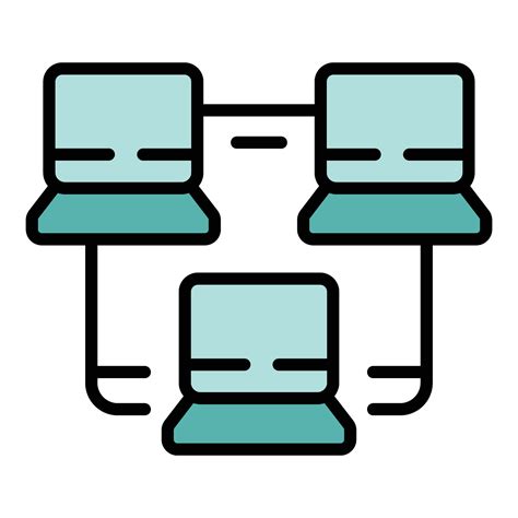 Workflow Network Icon Vector Flat Vector Art At Vecteezy Workflow Network Icon Vector Flat Vector Art At Vecteezy