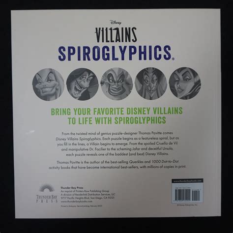 Disney Villains Spiroglyphics Kleurboek