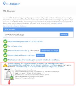 How To Fix Certificate Chain Incomplete Warning Easy Fixes