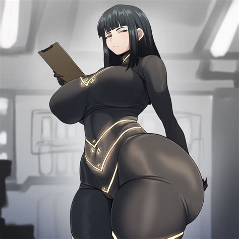 Rule 34 Ai Generated Ass Black Eyes Black Hair Bodysuit Breasts
