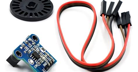 Kit Encoder Con Disco Hc 020k Disco 24mm 20 Lineas Yorobotics