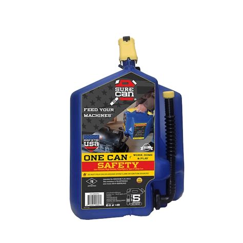 Surecan 5 Gallon Plastic Kerosene Can Sur5sfk2 At