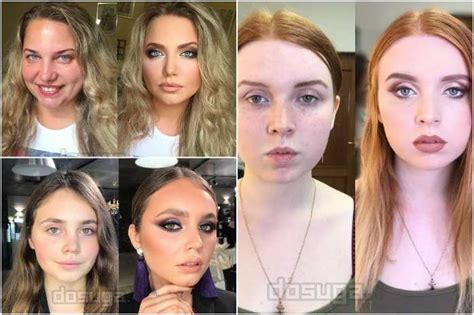 Девушки с макияжем и без Мейкап творит чудеса — Сайт