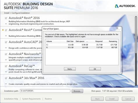 Autodesk Building Design Suite Premium 2016 Included Software