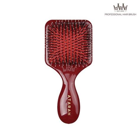 아타라 아타라 돈모쿠션 미니 헤어브러쉬 머리빗 버건디 위시버킷