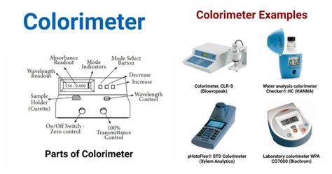 Colorimeter Definition Principle Parts Uses Examples