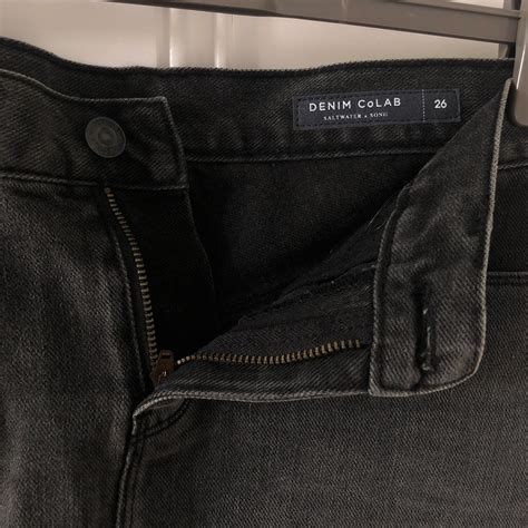Denim Colab Skirt Mini Skirt Very Y2k Paris Depop