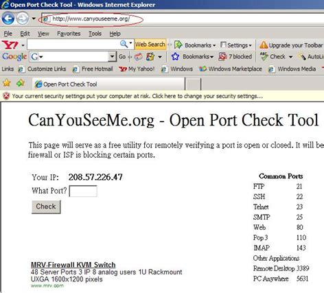 How To Check Open Ports Worldeyecam INC