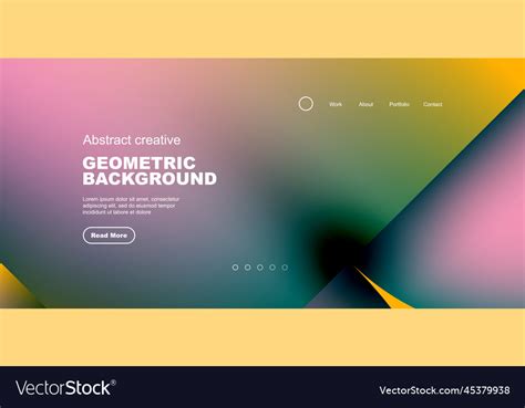 Circle Abstract Background With Fluid Gradient Vector Image