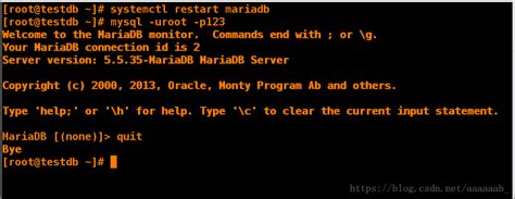 使用mariadb数据库管理系统logbook怪的博客 Csdn博客