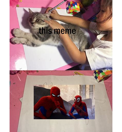The New Meme From Into The Spider Verse Seems Pretty Familiar Rspideymeme