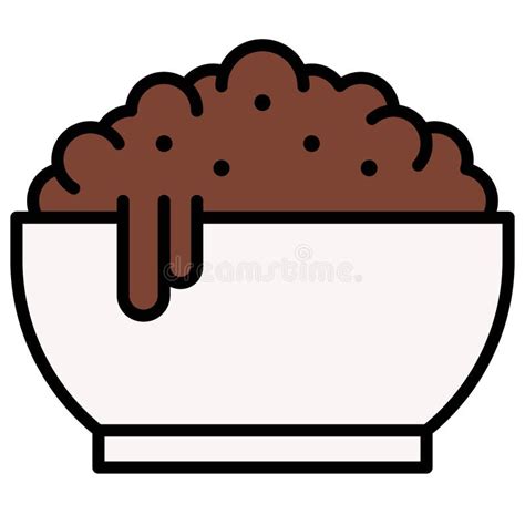 Charoset Icon Passover Related Vector Illustration Stock Vector