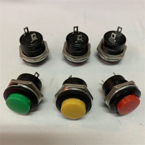 Jual Switch Push On Bulat Besar Plastik Saklar Push On Bulat 2 Pin