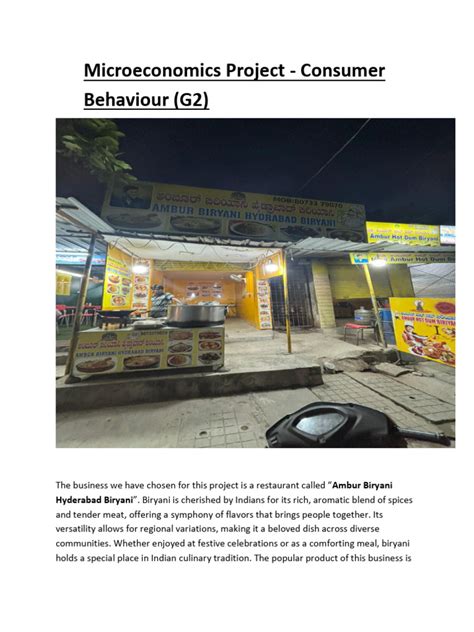 Micro Project Report G2 Pdf Demand Elasticity Economics