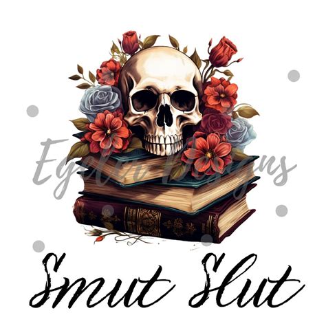 Smut Slut Png Book Lover Dtf Png Smut Digital Smut Tumbler Wrap