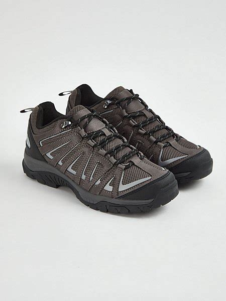 Brown Chunky Walking Shoes Men George At Asda