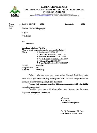 Detail Contoh Surat Permohonan Penelitian Skripsi Koleksi Nomer 23