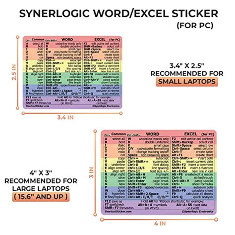 Synerlogic Wordexcel For Windows Pc Reference Guide Shortcuts